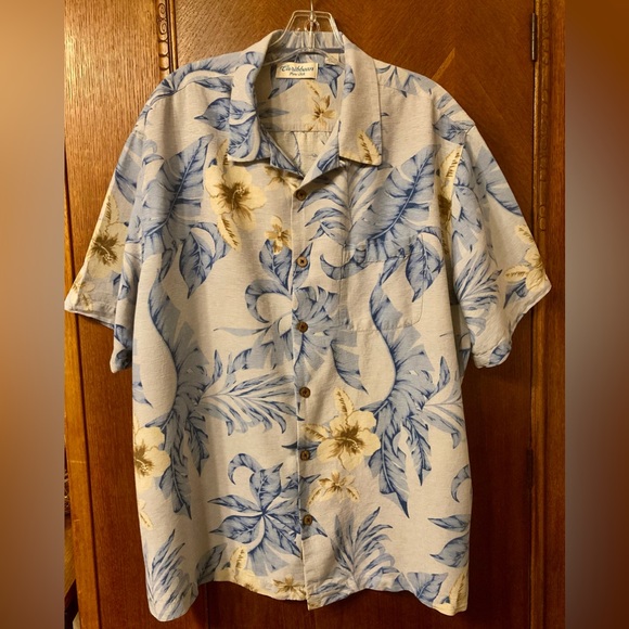 Caribbean | Shirts | Caribbean Pure Silk Hawaiian Shirt Sz Xl | Poshmark